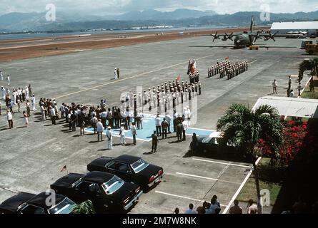 Philippine Army officers visit a naval station as part of bilateral ...