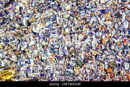 Surface of seashells under sea water Stock Photo - Alamy
