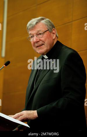 September 10, 2014: Card. George Pell, prefect of the Secretariat for ...