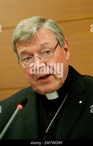 September 10, 2014: Card. George Pell, prefect of the Secretariat for ...