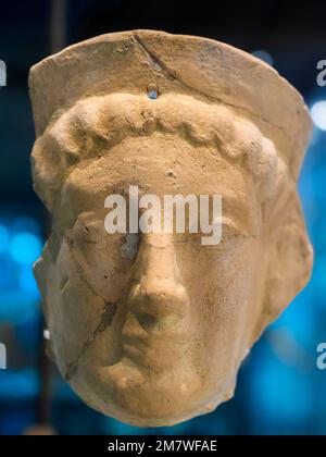 Terracotta female mask. Last decades of the 6th century BC ...