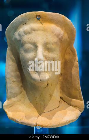 Terracotta female mask. Last decades of the 6th century BC ...