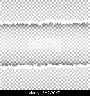 ripped paper with transparent background. Snatched window in sheet of ...