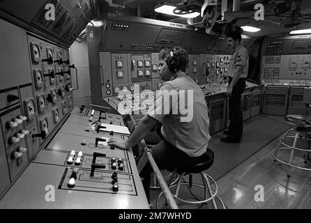 Main control room and interior of the USS Drum, a WWII Gato Class ...