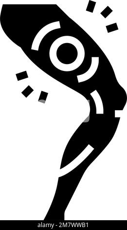 hip pain body ache glyph icon vector illustration Stock Vector Image ...