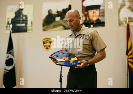 Lt. Col. Zebulon Philpott, commander of 3rd Light Armored ...