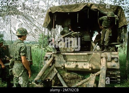 Soldiers participating in Exercise Reforger '82 are interviewed by a ...