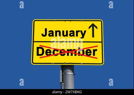 Yellow sign with black lettering. Below the word old crossed out in red ...