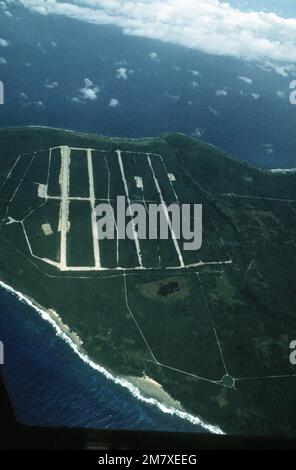Aerial view of Tinian island, Northern Mariana Islands Stock Photo - Alamy
