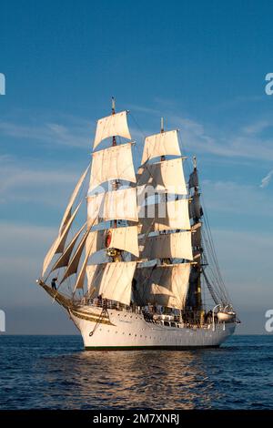 Norwegian tall ship Sorlandet, race start, 2010 Stock Photo - Alamy