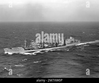 A port bow view of the Neosho class oiler USNS KAWISHIWI (TAO 146) with ...