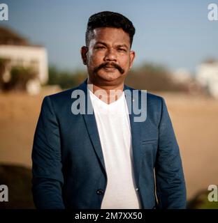 positive master guru in white shirt holding selenite stones isolated on ...