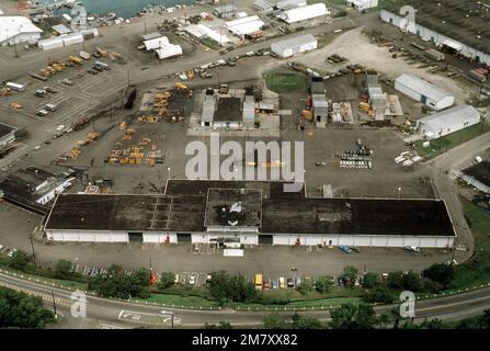 Aerial view of the jet shop. Base: Naval Air Station, Cubi Point State ...