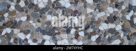 Washed gravel stone old rough rustic pattern texture background ...