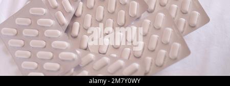 too many different pill of various blisters with different pills ...