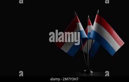 Small national flags of the Netherlands on a white background Stock ...