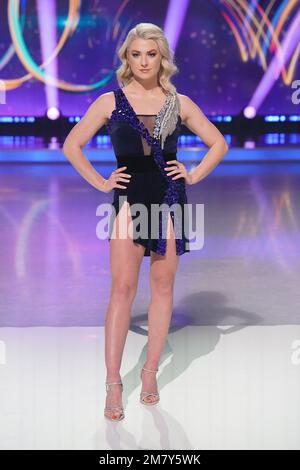 Olivia Smart during a photo call for Dancing On Ice 2023 at the ITV ...