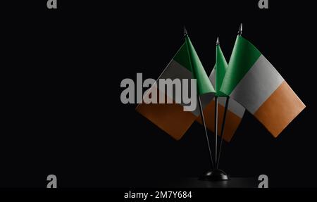 Small national flags of the Ireland on a white background Stock Photo ...