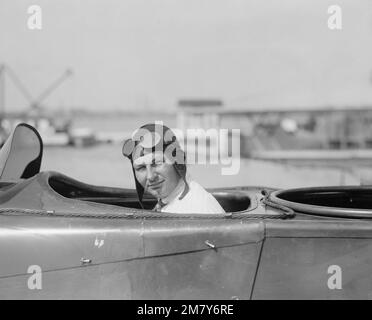 Vintage photo circa 1912 of the Dutch aviation pioneer and aircraft ...