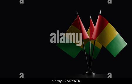 Small national flags of the Guinea on a white background Stock Photo ...
