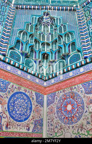 Ceiling and Wall, Kusan Ibn Abbas Complex, Shah-I-Zinda, UNESCO World ...