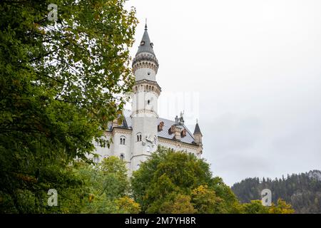 Neuschwanstein Castle near Fussen in Bavaria Germany, Europe EU Stock ...