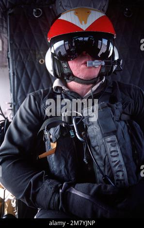 A member of the Naval Air Station Fallon, Nevada, Search and Rescue ...