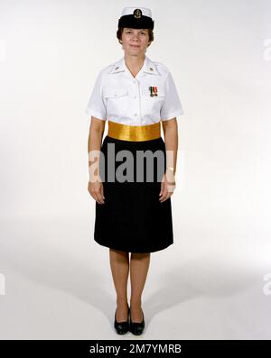 Uniform: Dinner dress blue, Navy enlisted men, ranks E-1 through E-6 ...