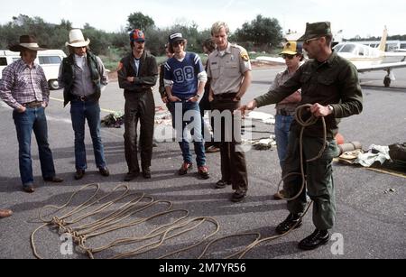 A member of the Naval Air Station Fallon, Nevada, Search and Rescue ...