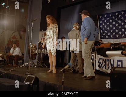 Comedian Bob Hope, actress Brooke Shields, left, and country music ...