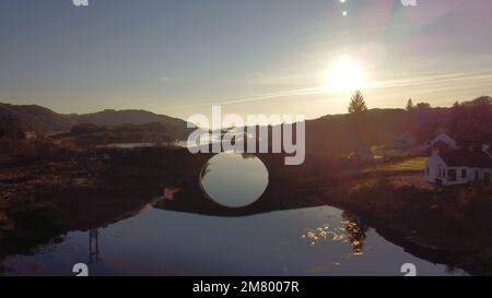 Clachan Bridge (or Atlantic Bridge), Seil, Lorn, Scotland Stock Photo ...