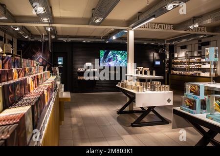 CHOCOLATE SALE'S SHOP, CLUIZEL CHOCOLATE FACTORY, DAMVILLE, MESNIL-SUR ...