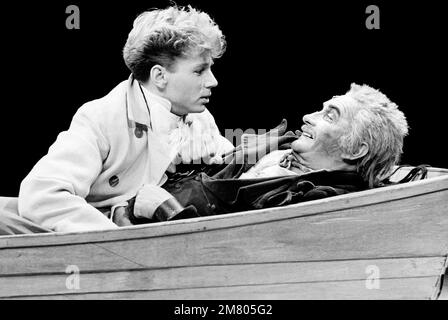 Magwitch dies - l-r: Ian McCurrach (Pip), Roy Dotrice (Magwitch) in ...