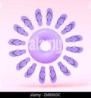 3d render of colorful rings like sphere Stock Photo - Alamy