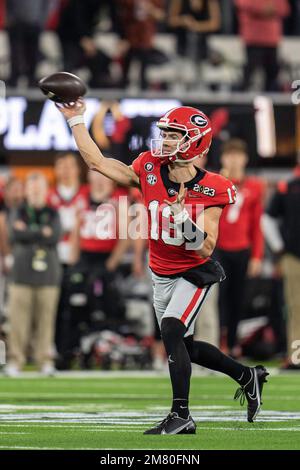 Georgia quarterback Stetson Bennett (13) during the second half of an ...