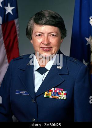 Brigadier General Wilma L. Vaught, USAF (uncovered). Country: Unknown ...