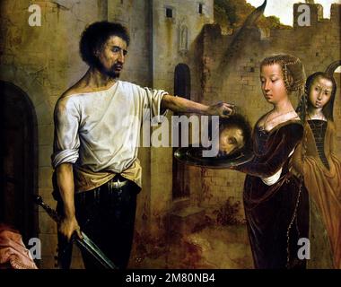 The beheading of Saint John the Baptist, by Juan de Flanders, circa ...