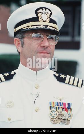 Captain Richard H. Truly, commanding officer of the recently formed US ...