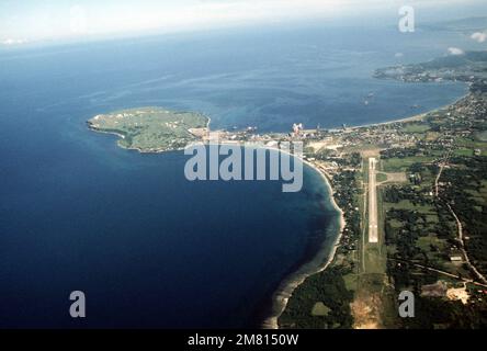 An aerial view of Wallace Air Station. Country: Philippines(PHL Stock ...
