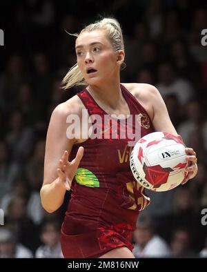 England's Helen Housby during the 2023 Netball World Cup final at the Cape Town International ...
