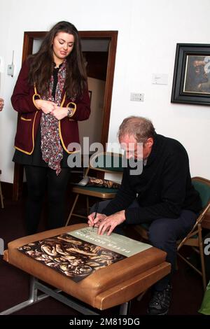 Peter Howson Artist at Maclaurin Art Gallery, Rozelle Park , Ayr ...