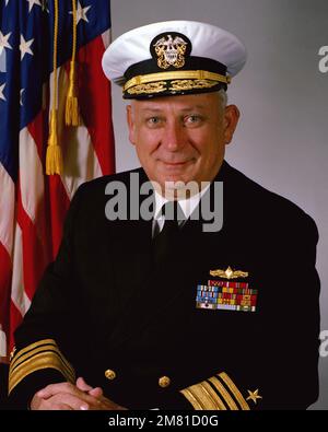 Vice Admiral Thomas J. Hughes, USN (uncovered). Country: Unknown Stock ...