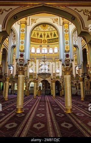 KERMANSHAH, IRAN - JULY 11, 2019: Interior of Shafei Jameh Mosque in ...