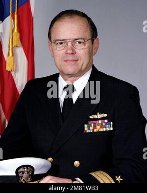 Commodore Dudley L. Carlson, USN (uncovered Stock Photo - Alamy