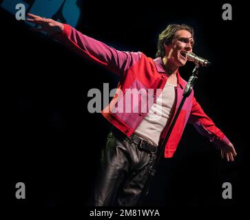 Cameron Boyer of Weathers performing at o2 Academy in Glasgow Scotland ...