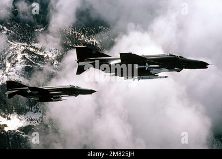 A right side view of an F-4G Advanced Wild Weasel Phantom II. The 561st ...