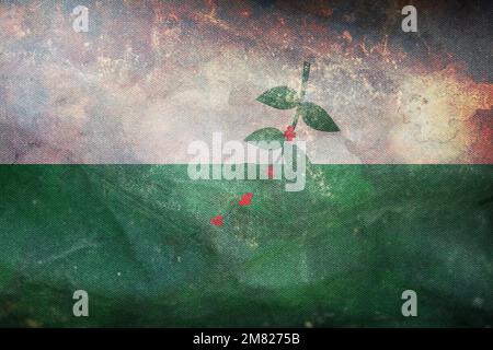 Top view of flag Risaralda, Colombia. Colombian patriot and travel ...