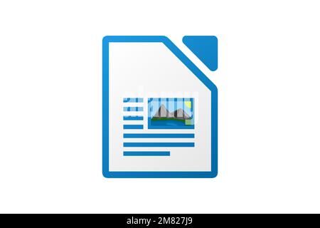 LibreOffice, Logo, White background Stock Photo - Alamy