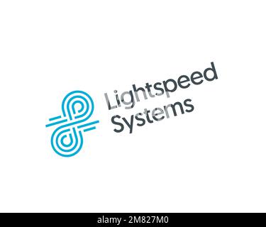 Lightspeed Systems, Logo, White background Stock Photo - Alamy