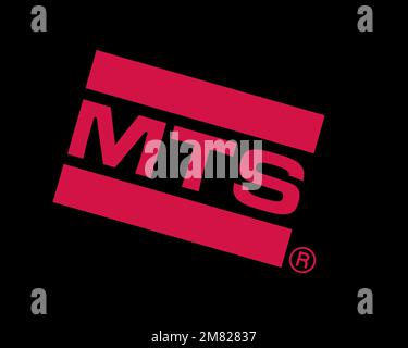 MTS Systems Corporation, rotated logo, white background B Stock Photo ...